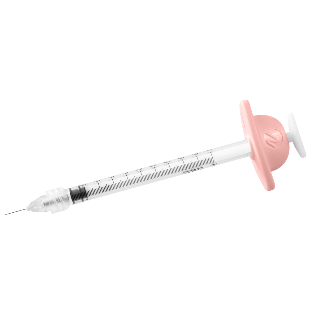 NavaClick™ Syringe/Needle Pouch - Pink .01 mL – Lineage Biomedical